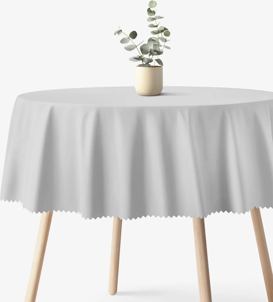 Goldea kulatý teflonový ubrus - šedý Ø 120 cm