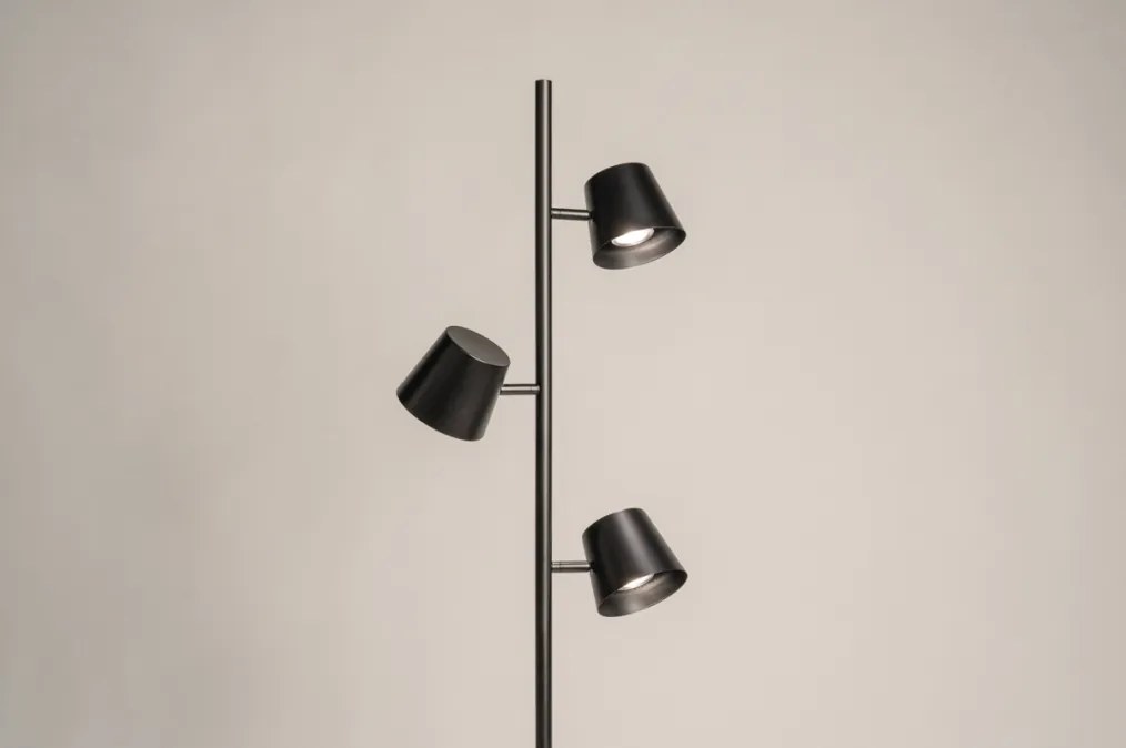 Stojací lampa Snap Fosca Black Trio