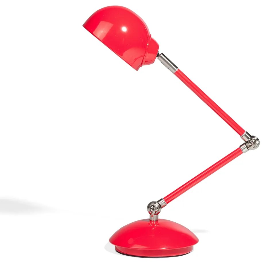 Kancelářská lampa , noční , nastavitelná , červená 60 cm HELMAND