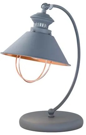 WOFI 8249.01.50.6000 Stolní lampa Florence 1x60W E27 šedá