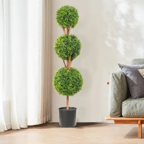 Umělé topiary Zimostrázové stromy, 121,9 cm