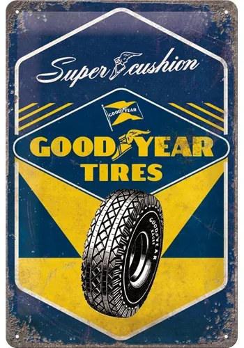 Postershop Plechová cedule: Good Year Tires  - 30x20 cm