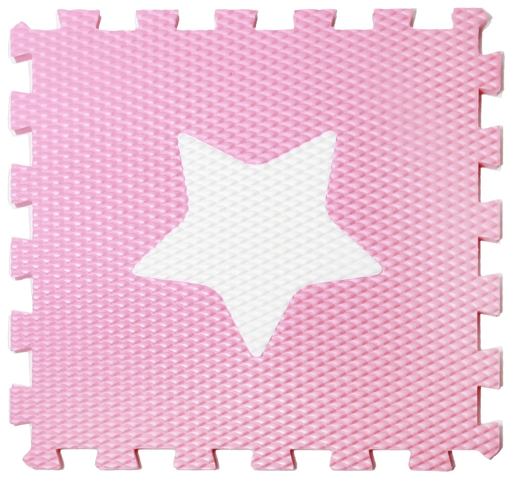 VYLEN Minideckfloor s hvězdičkou Barevná kombinace: Hnědý s bílou hvězdičkou