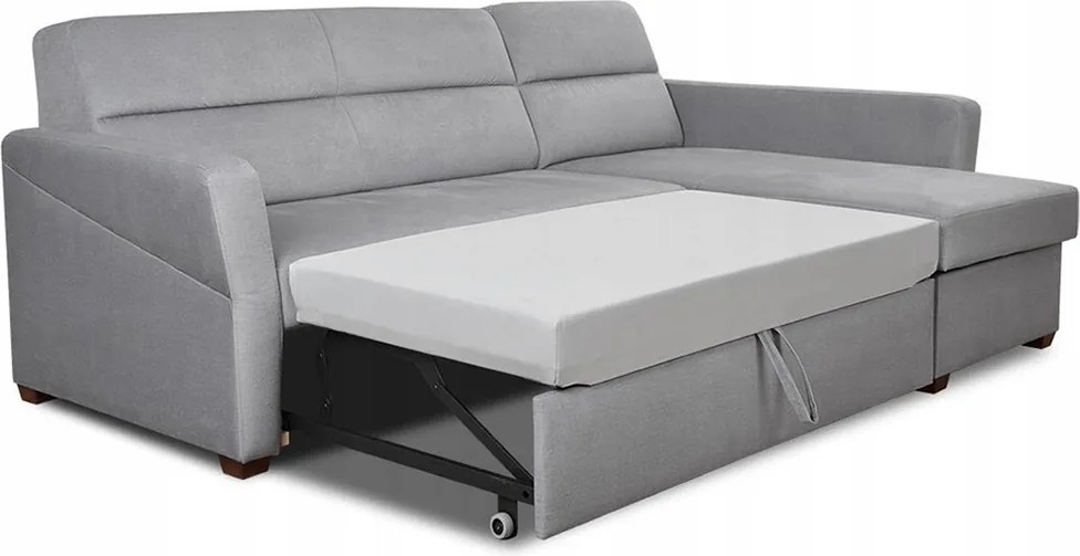 Sedací sestava LIVIA | malá sedací souprava + křeslo | 228x157 + 88 cm | rozkládací s úložným prostorem | VÝBĚR TKANIN