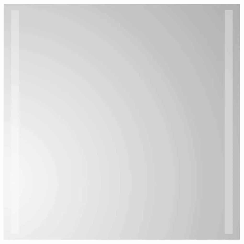 Koupelnové zrcadlo s LED osvětlením 40x40 cm