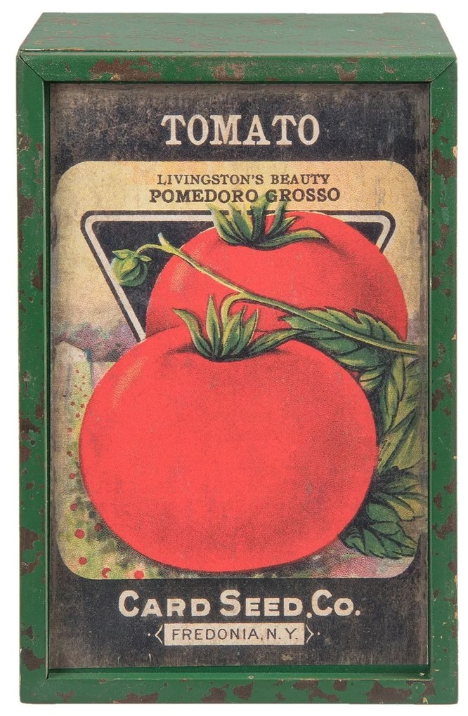 Dřevěný box Tomato - 23*15*11 cm