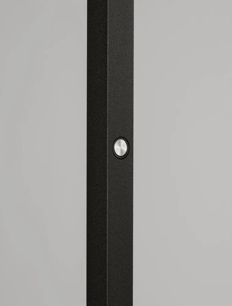 Matně černá kovová LED stojací lampa s ohybatelnou konstrukcí/stmívatelná (výška 144 cm) Tenso – Nova Luce