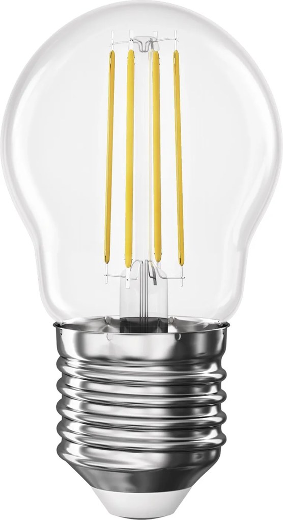 Emos LED žárovka Filament Mini Globe, E27, 3,4W (40W), 470lm, 2700K