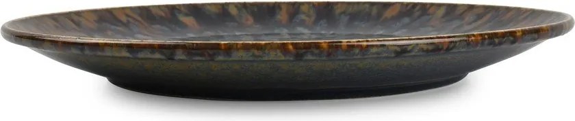 Hnědý porcelánový talíř ø 27 cm Resto – BonBistro