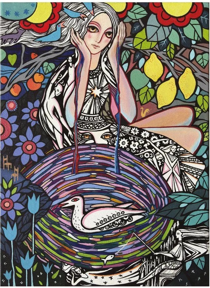 Yulia Novikova | Návyky Rám: Bez rámu, Velikost: 40 x 30 cm