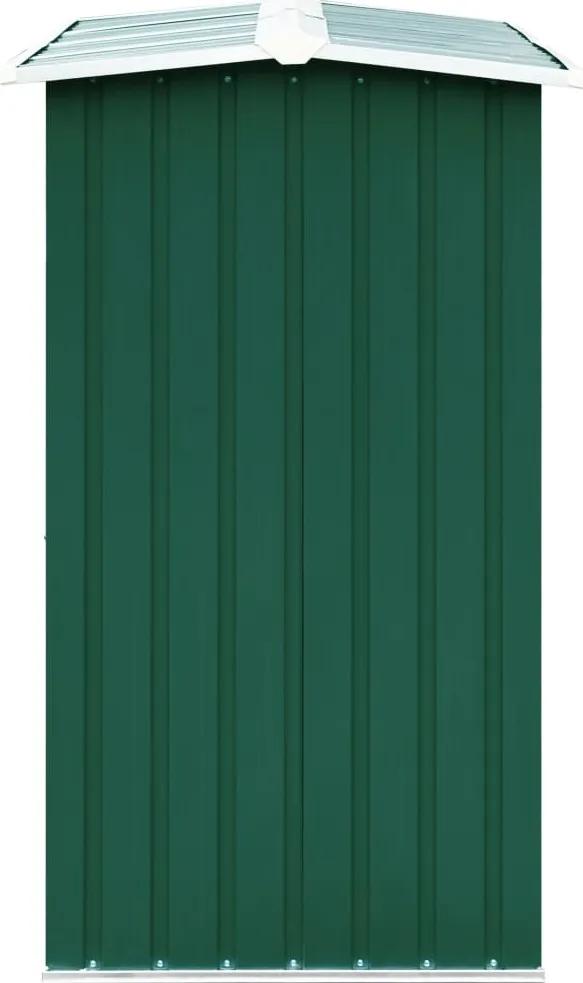 vidaXL Zahradní kůlna na dříví z pozinkované oceli 172x91x154 cm [47080] Barva: Hnědá