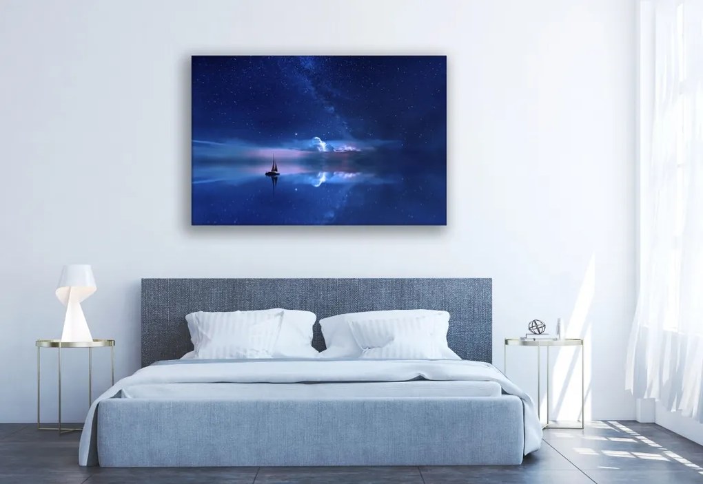 Obraz noční plavba Velikost (šířka x výška): 150x100 cm