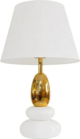 Designová stolní lampa Kaloosh 45 cm bílá