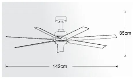 Lucci air 213182 - LED Stropní ventilátor ATLANTA 1xGX53/12W/230V bílá + DO