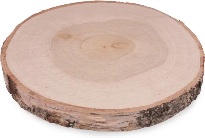 Dřevobox Dřevěná podložka z kmene břízy 24-28 cm