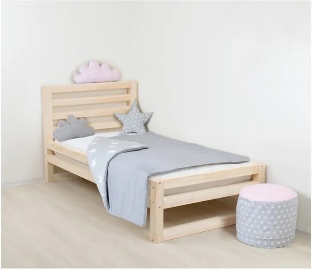 Dětská dřevěná jednolůžková postel Benlemi DeLuxe Natival, 180 x 80 cm