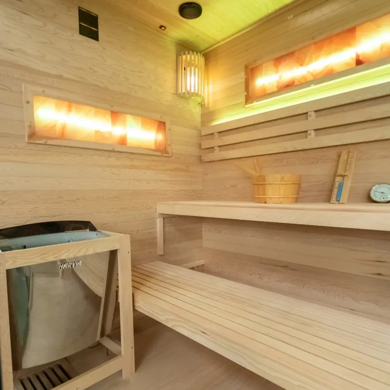 BPS-koupelny Finská sauna Relax HYD-6195 180x160, 4-5 osob