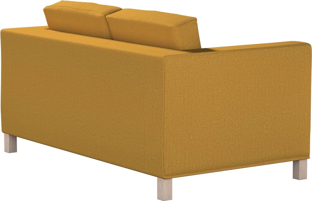 Potah na pohovku IKEA Karlanda 2-místná, krátký barva žlutá látka pletený vzor