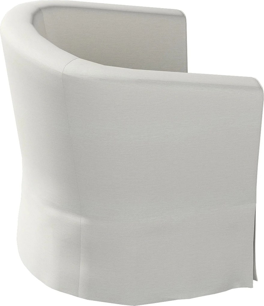 Potah na křeslo IKEA Ektorp Tullsta barva šedá látka lesklé, pletený vzor, sametová