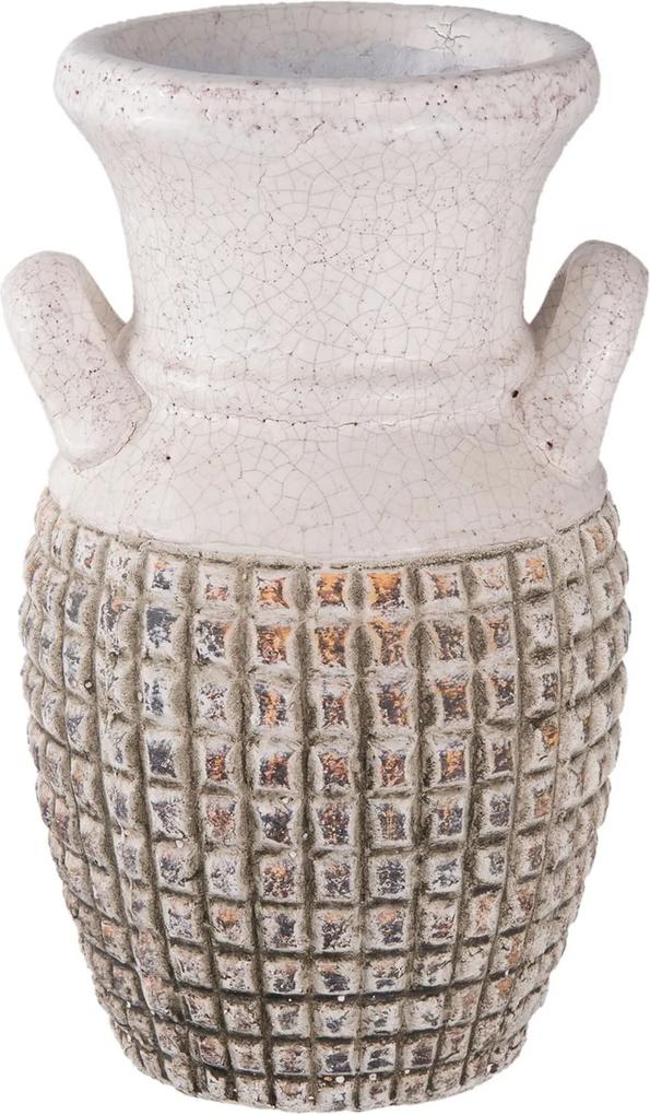 Terakotová váza antik Alaina - 17*16*25 cm / 1,75 l