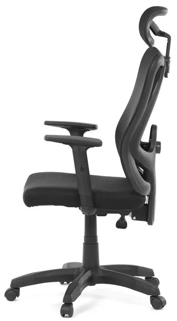 Ergonomická kancelářská židle ORVIN - černá síťovina Barva: černá
