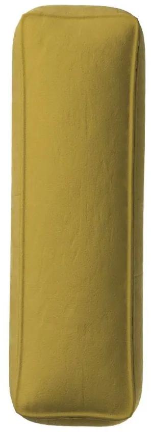 OnaDnes -20% Yellow Tipi Olivově zelený sametový polštář písmeno I 40 cm