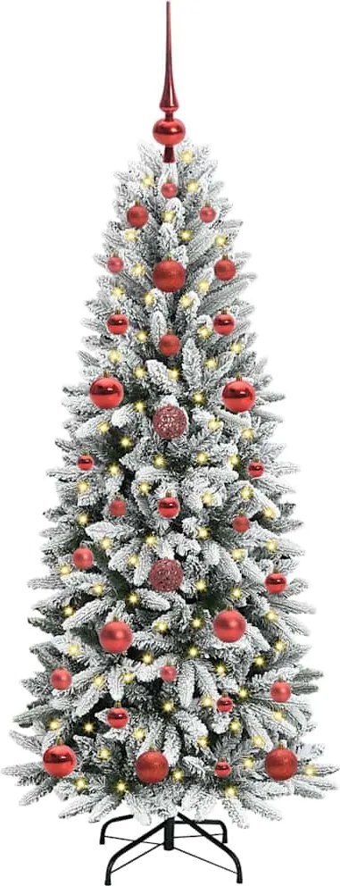 Umělý vánoční stromeček Bílá 120 cm PVC, plast, ocel a PE 3396021