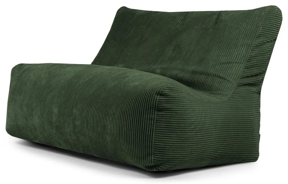 Zelený manšestrový sedací vak Sofa Seat Lounge – SLOWDOWN