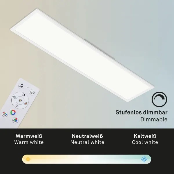 Brilo - LED RGBW Stmívatelné stropní svítidlo SLIM LED/40W/230V + DO