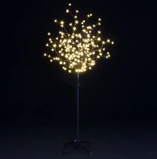 Dekorativní LED strom s květy, teple bílá, 150 cm | BIANO