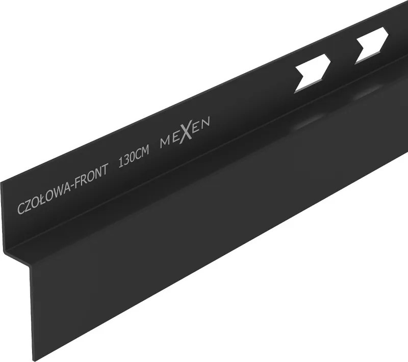 Mexen Line-B lišta 130 cm, černá matná, 187003130U