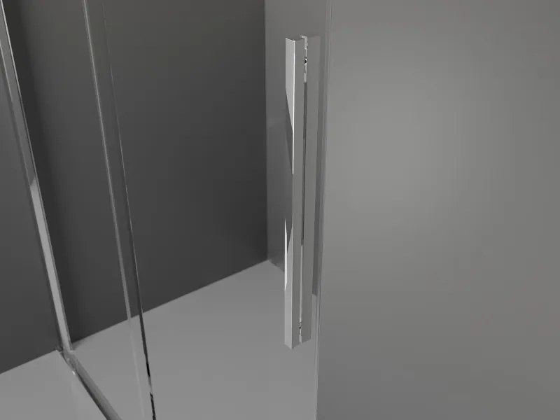 Mexen Velar sprchová stěna posuvná Walk-in 70 x 200 cm, transparentní 8 mm, chrom - 871-070-000-03-01