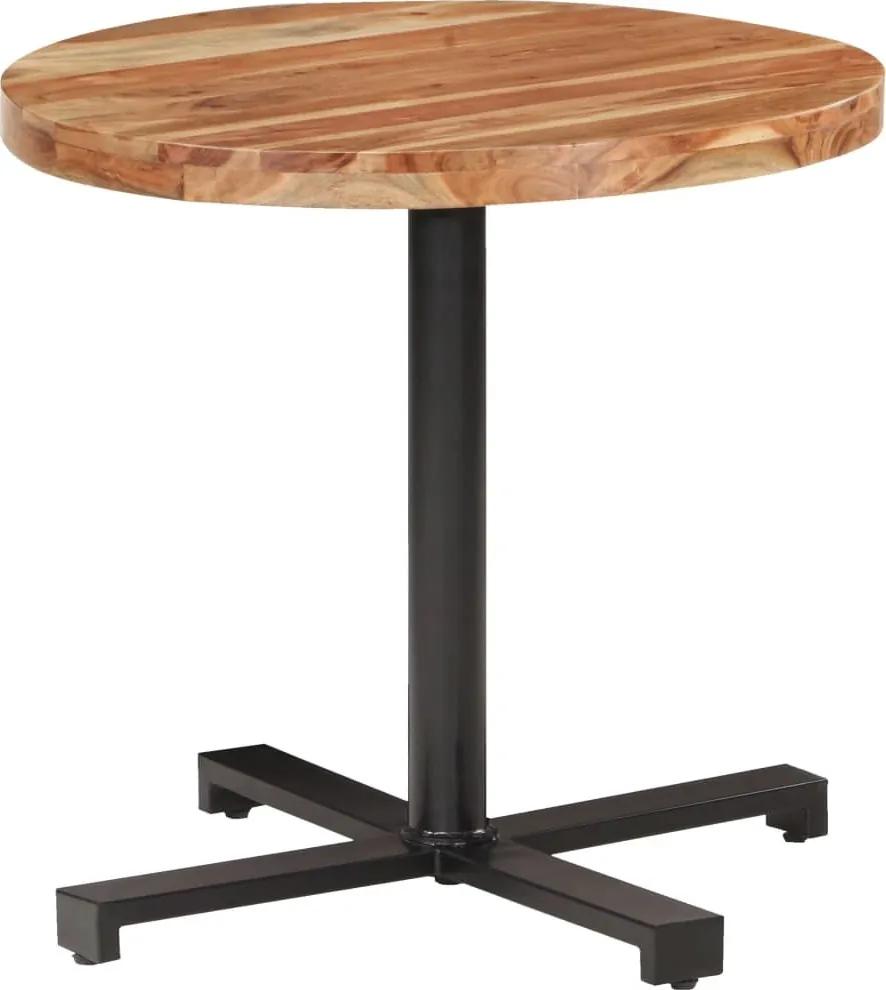 vidaXL Bistro stůl kulatý Ø 80 x 75 cm masivní akáciové dřevo [320281]