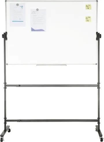 rolovací tabule, 48 × 81,3 cm oboustranná magnetická mobilní tabule