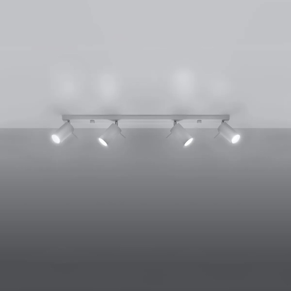 Sollux Lighting Stropní svítidlo RING 4L bílé