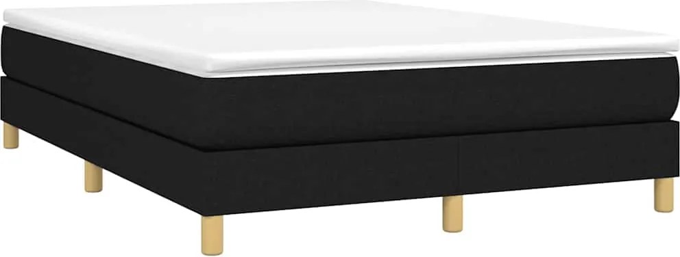 Rám postele s boxspringem černý 140 x 190 cm textil 3120608