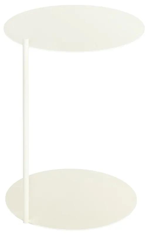 NOO.MA Béžový odkládací stolek Ande 40 × 40 × 55 cm