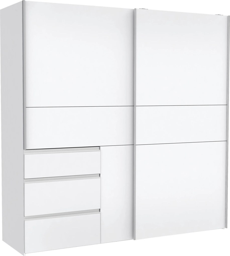 XXXLutz SKŘÍŇ S POSOUVACÍMI DVEŘMI, bílá, 170/200/61 cm Carryhome - Šatní skříně - 000687045710