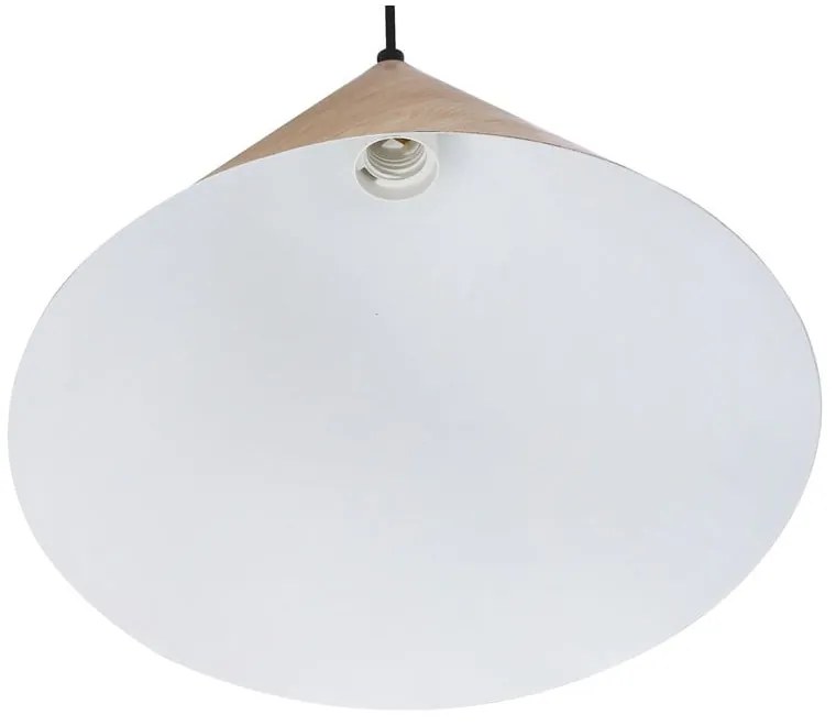 Hnědé závěsné svítidlo s kovovým stínidlem ø 32 cm Dunca – Candellux Lighting