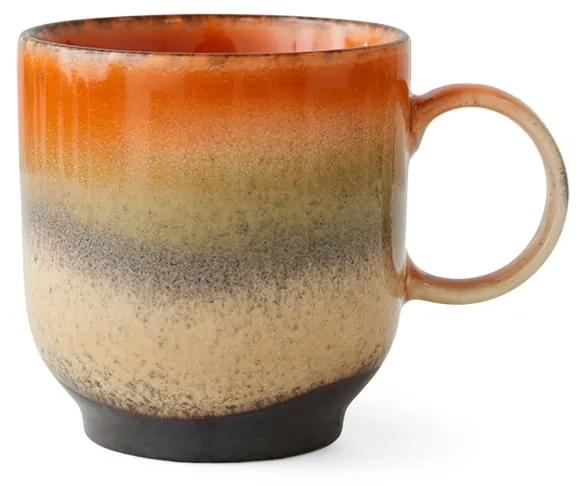 HK living Hrnek Coffee Mug Robusta 70's – 200 ml, multi barva, keramika