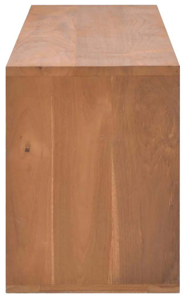 vidaXL TV stolek 110 x 30 x 40 cm masivní teakové dřevo