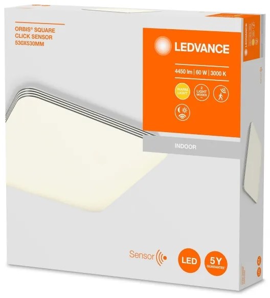 Ledvance - LED Stropní svítidlo se senzorem ORBIS LED/60W/230V 3000K