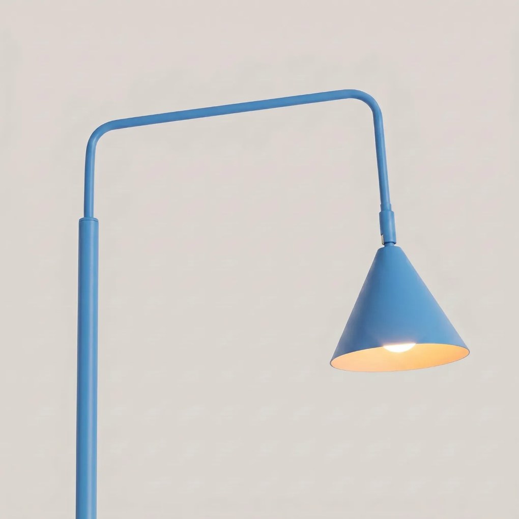 Sollux Lighting Stojací lampa NOX světle modrá