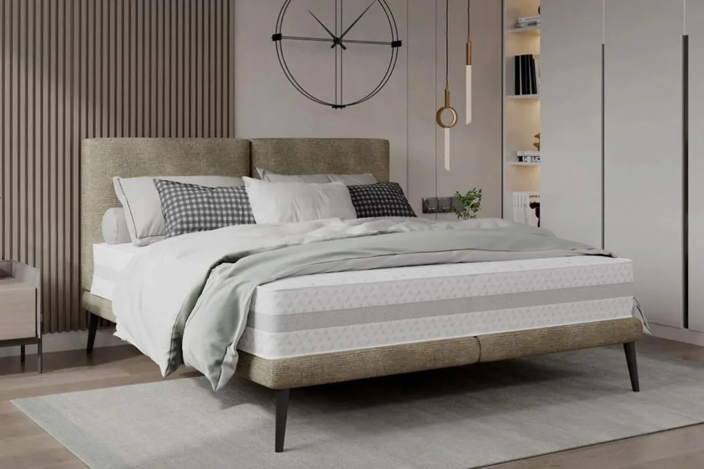 WRS, KAHLA 160X200 minimalistická čalouněná postel