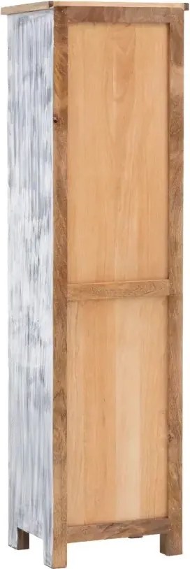 furniture-nabytek.cz - Masivní koupelnová skříň Santoro, šedá, Holz - Mango