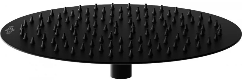 Mexen sprchová nerezová hlavice Round 25 cm, černá, 79225-70