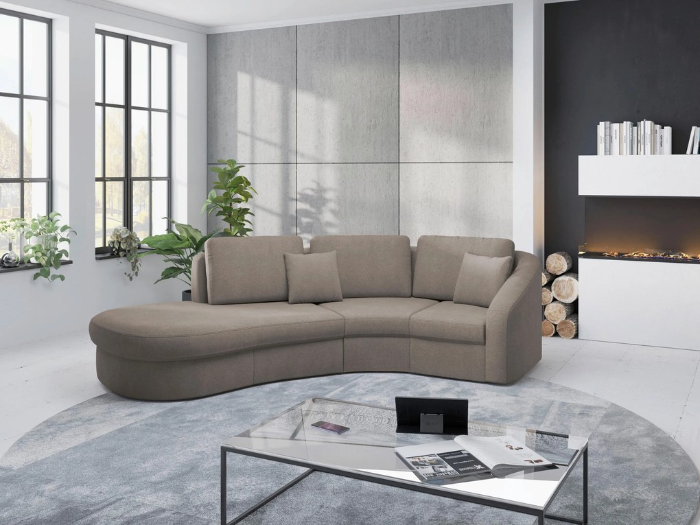 XXXLutz ROHOVÁ SEDAČKA, textil, hnědá Sit & More - Sedací soupravy - 000144017416