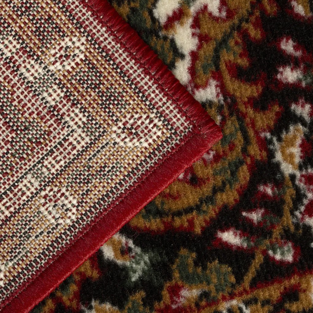 AKCIA: 250x120 cm Behúň na mieru TEHERAN T-102 red - obšitý zo všetkých strán, červená, chodba / predsieň, Alfa Carpets