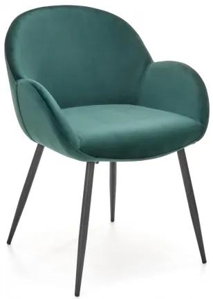 Halmar jídelní židle K480 barva: zelená