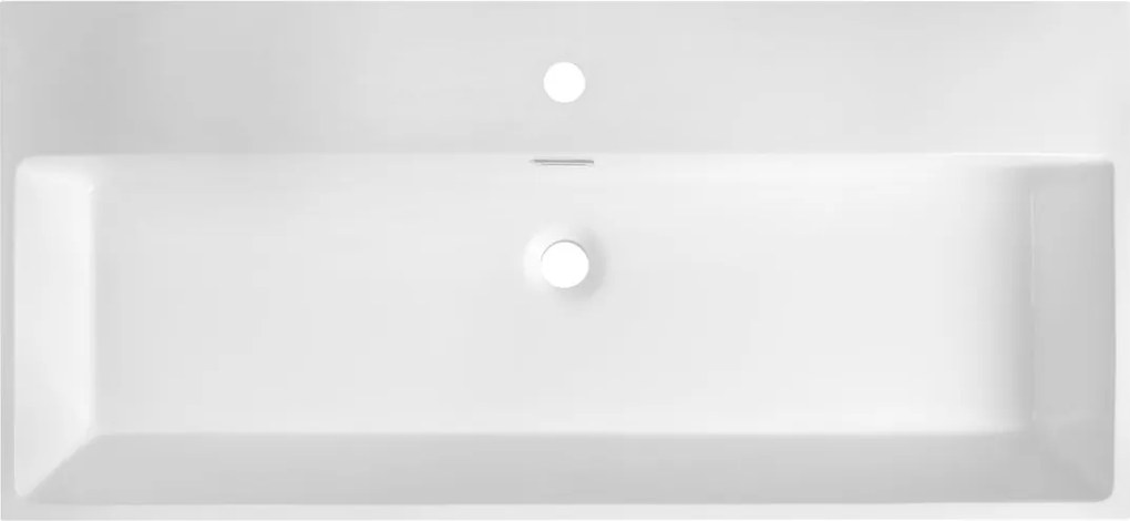 Sapho Sapho, AQUATIC umyvadlo, litý mramor, 100x46cm, bílá, AT100